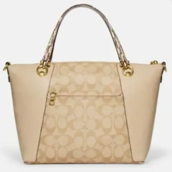 Coach | Bags | Nwt 228 New Coach Satchel In Colorbloack Signature ...